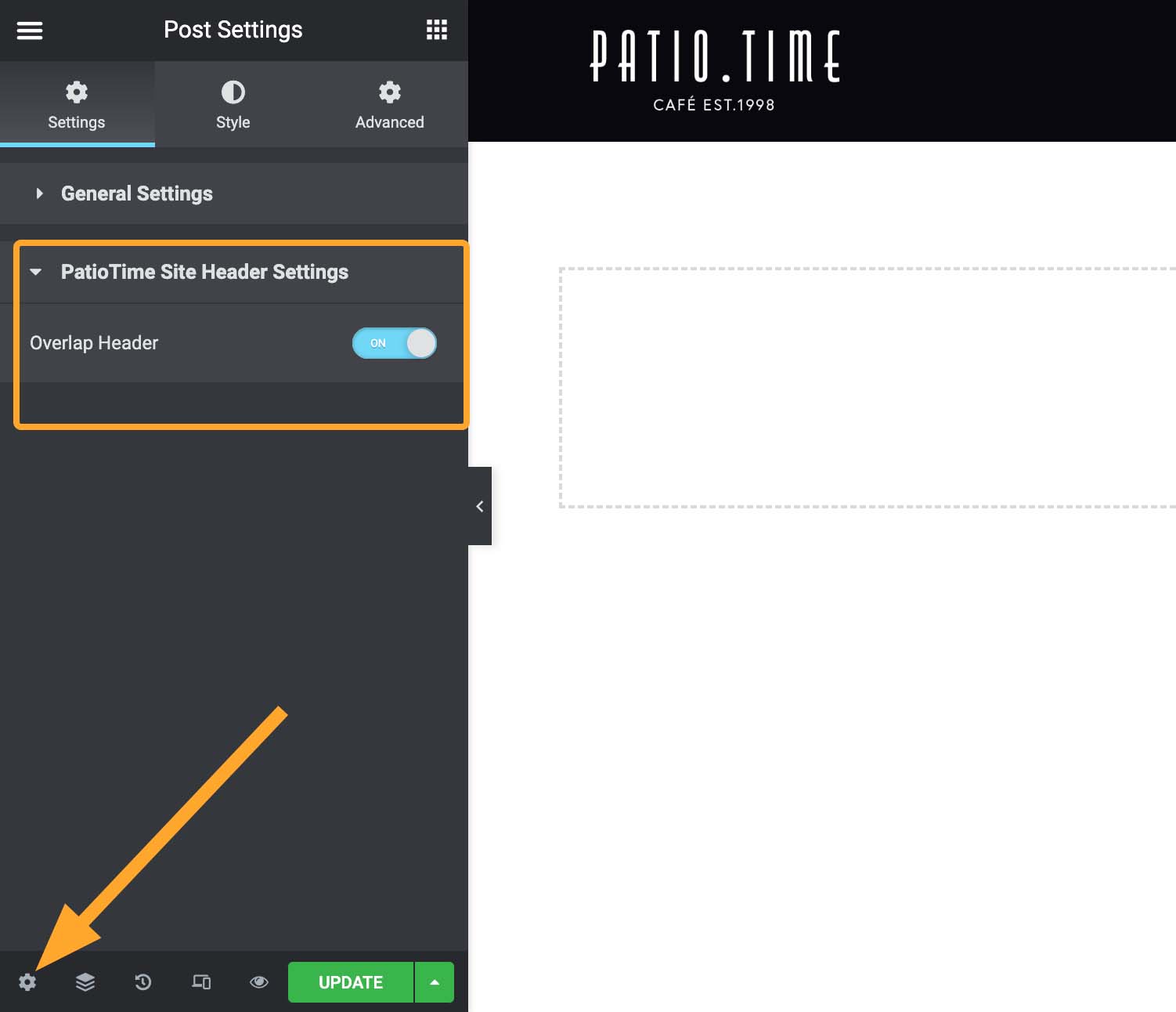 PatioTime Theme Documentation