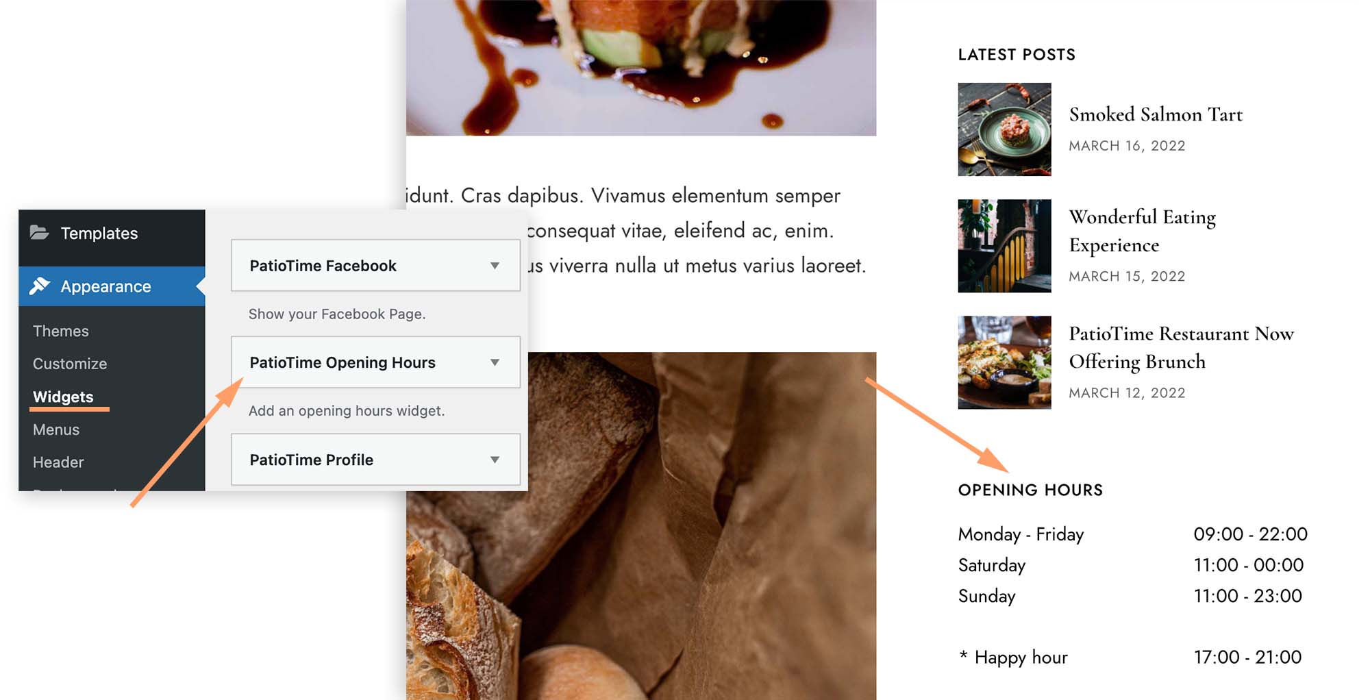 PatioTime Theme Documentation