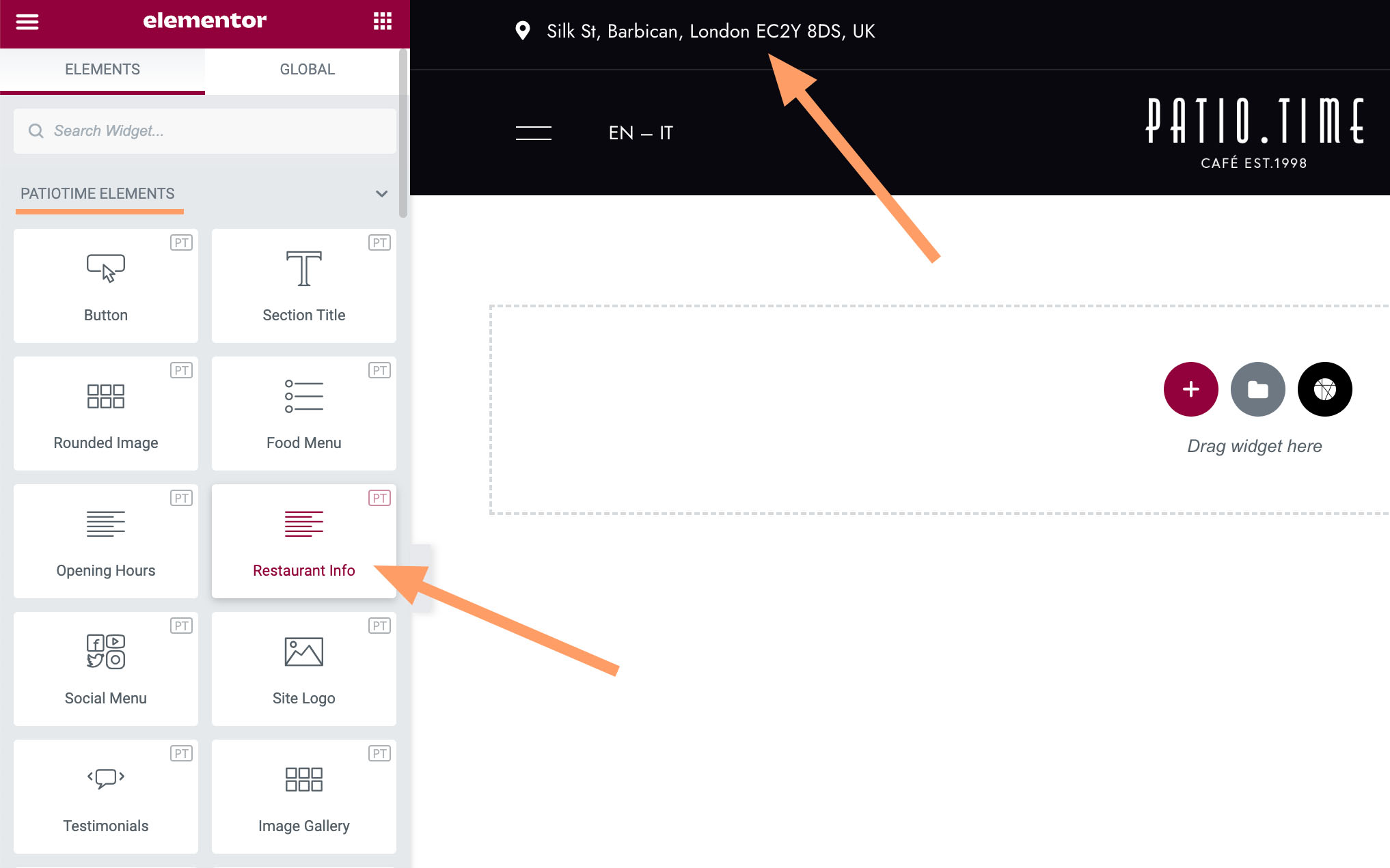 PatioTime Theme Documentation